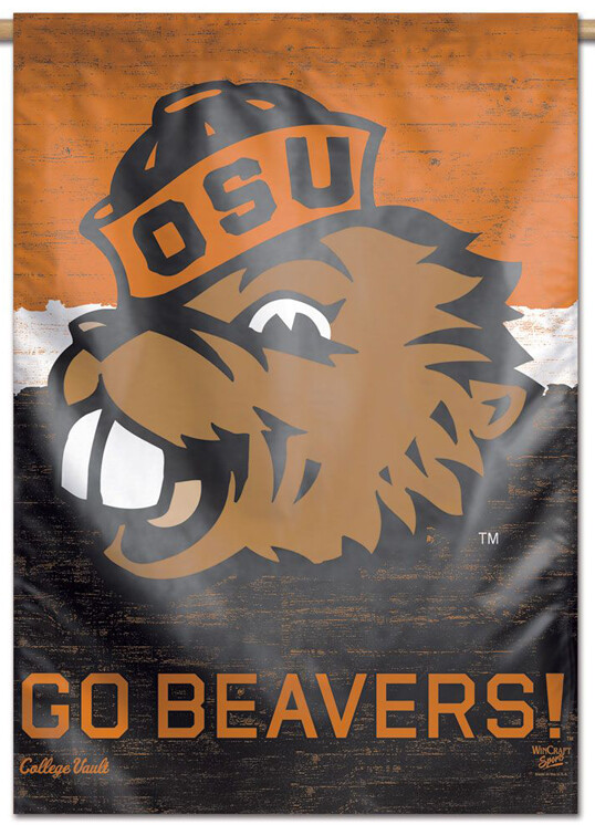Oregon State University Beavers Football Logo Sports Art