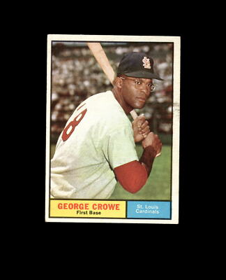 1961 Topps 52 George Crowe EX #D1,354807 | eBay