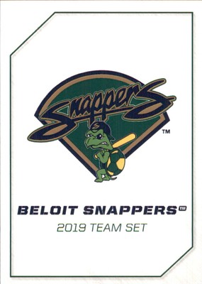 Team Card/Checklist 2019 Choice Beloit Snappers RC Card Beloit Snappers ...