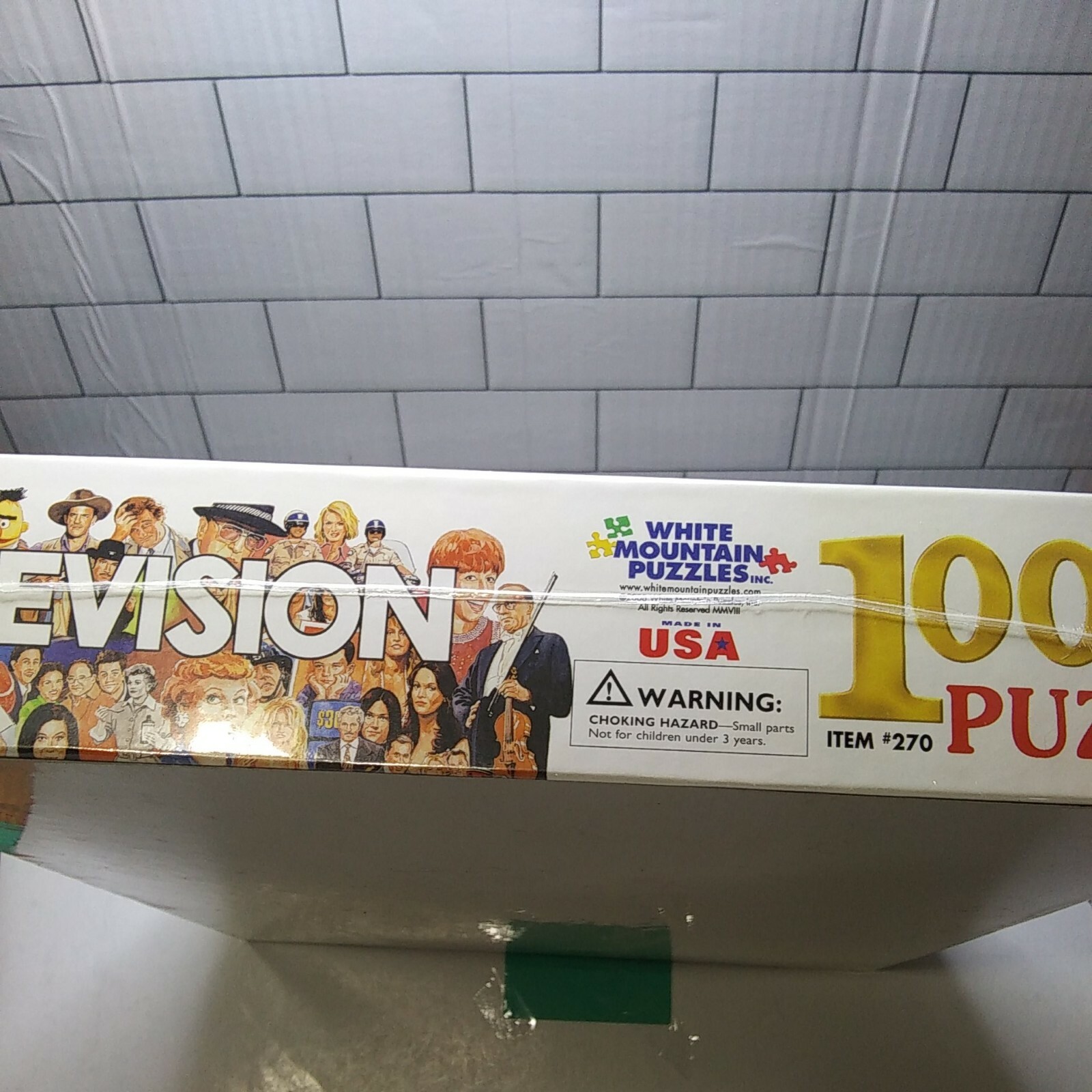 White Mountain Puzzles,"Television History"1000 Piece Jigsaw Puzzles ...