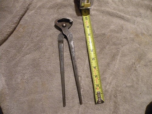 Vintage 1920's Dunlap Ferrier Blacksmith 10" Pliers Nippers USA Antique ...