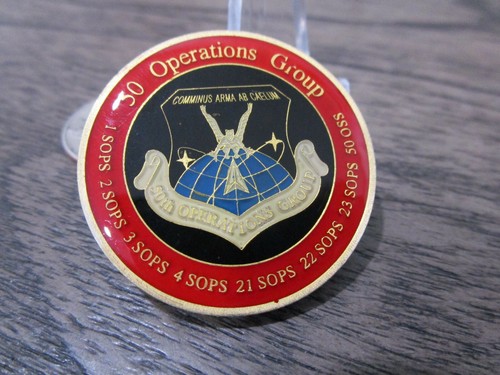 USAF 50th Operations Group 50th Space Wing Challenge Coin #905K | eBay