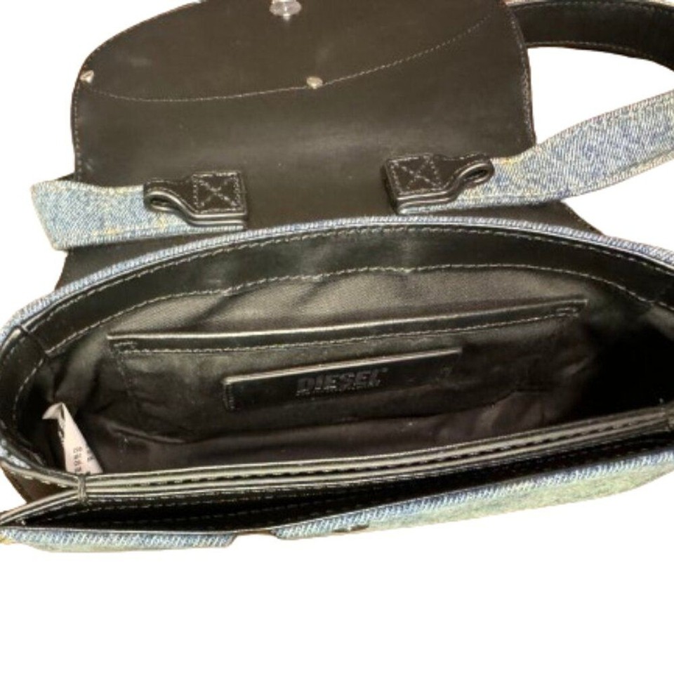 Diesel 1DR crystal-embellished Bag - Blue Denim | eBay