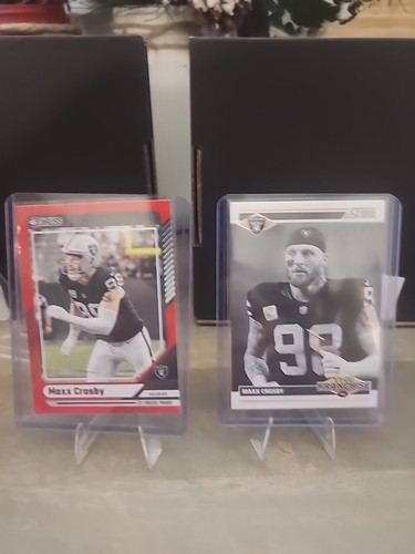 Maxx Crosby Red Press Proof And The Franchise Cards | eBay