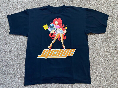 1999 Sponge New Pop Sunday Alt Rock Band Tour T-shirt Cotton Tee S-4XL ...