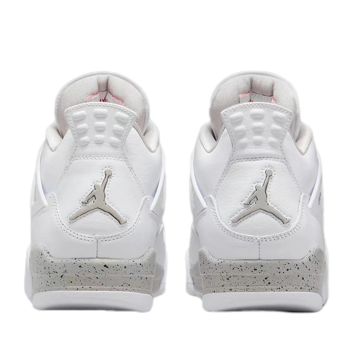 Nike Air Jordan 4 Retro Mid White Oreo Jordan 4 AJ4 Mid White Oreo ...