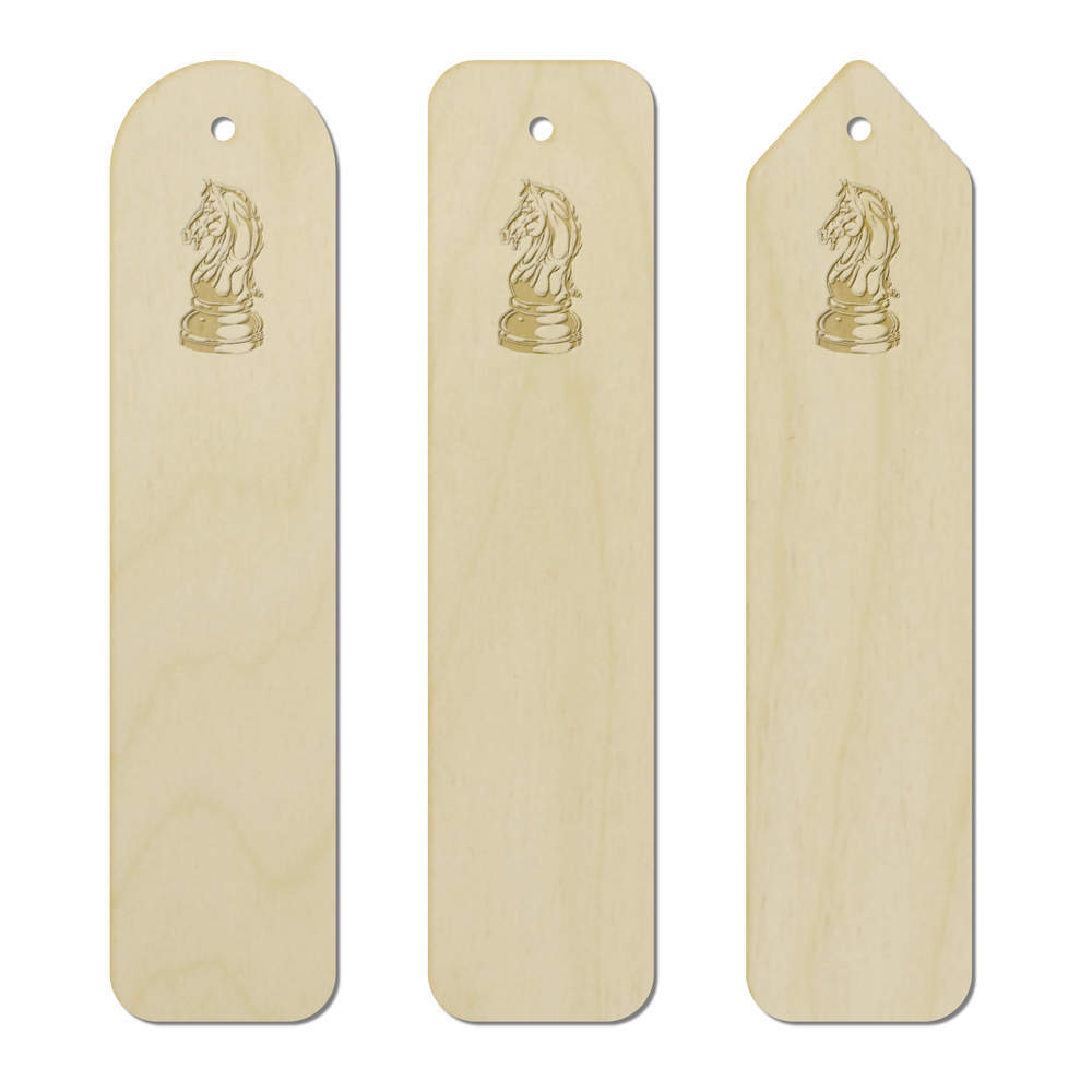 3 x 'Knight Chess Piece' Birch Bookmarks (BK00016404) | eBay