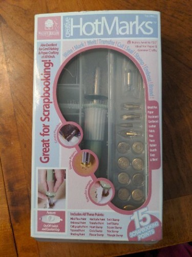 Creative Hot Marks Tool Kit by Walnut Hollow No. 24422 With Case and ...