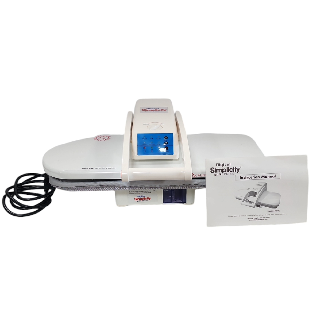 Simplicity SSP200 Digital Quick Press Steam Iron Fabric Graphics ...
