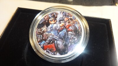 2025 Colorized American Silver Eagle " Chucky's Back " 1 troy oz .999 ...