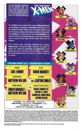 Uncanny X-Men Comic 13 First Print Cover A Marquez 2025 Gail Simone ...