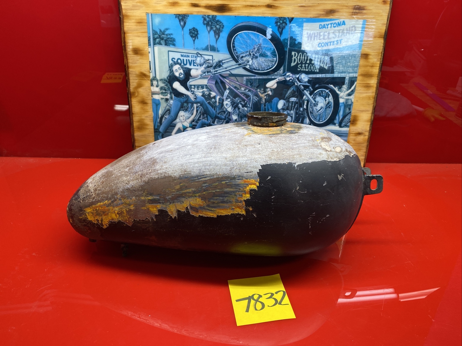 harley banana wassell gas fuel tank Chopper Vintage Panhead Triumph ...