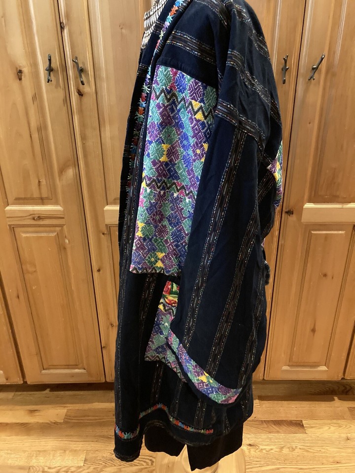 Amazing Art to Wear Vintage Guatemala Jacket Boho Handcrafted Huipil ...