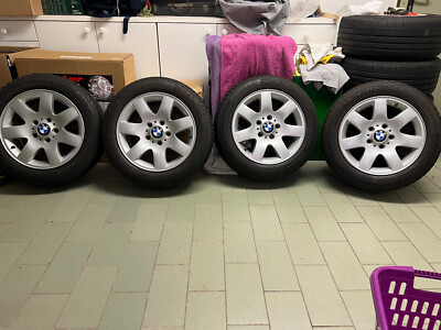 BMW 7x16 Alufelgen (5x120) mit 205/55 R16 Winterreifen mit über 7,5mm ...