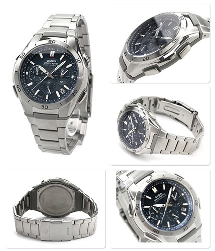 CASIO WAVE CEPTOR WVQ-M410DE-2A2JF Blue Dial Tough Solar Atomic Radio ...