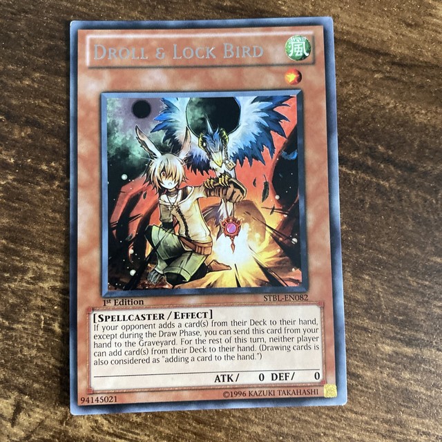Yu-Gi-Oh! TCG Droll & Lock Bird Starstrike Blast STBL-EN082 1st Edition ...
