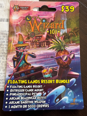 New Wizard 101 Pirate101 FLOATING LANDS RESORT BUNDLE KingsIsle Digital ...