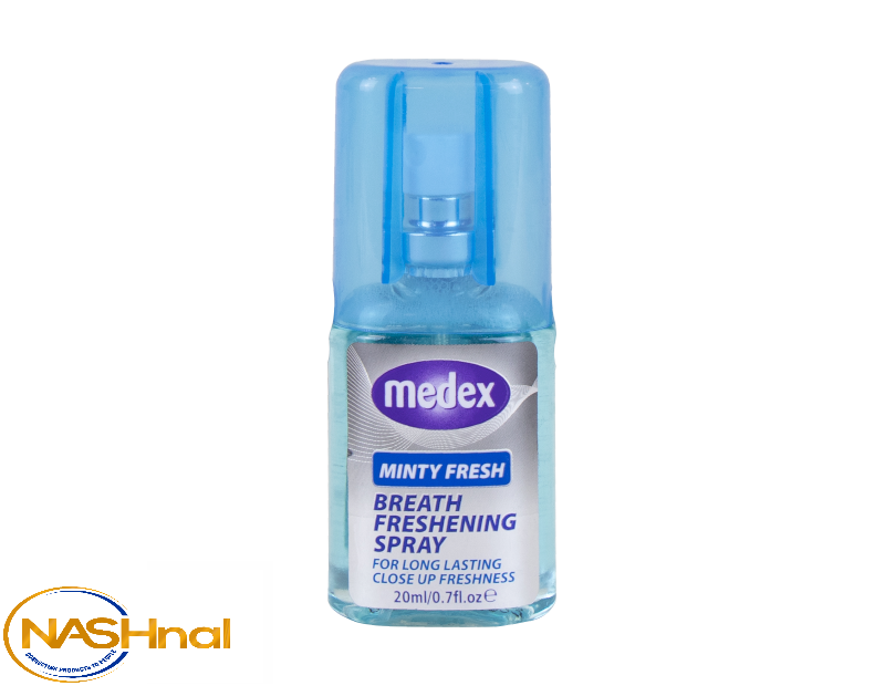 18 x MEDEX MINTY FRESH BREATH 20ml FRESHENER MOUTH SPRAY BAD BREATH ...