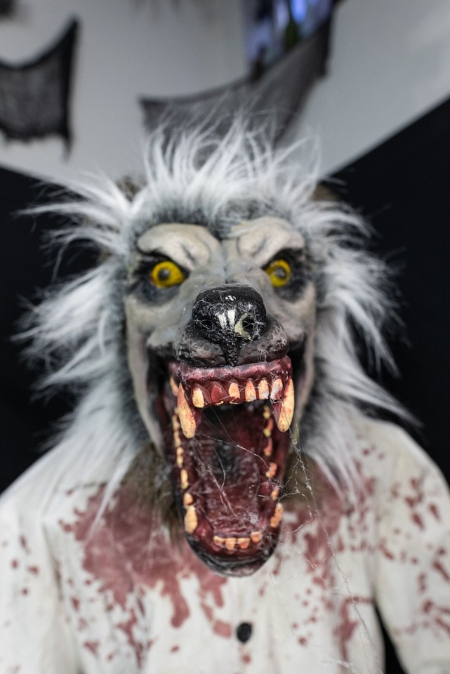 Spirit Halloween 2012 Limb Ripper Wolf Life Size Prop Animatronic Rare ...