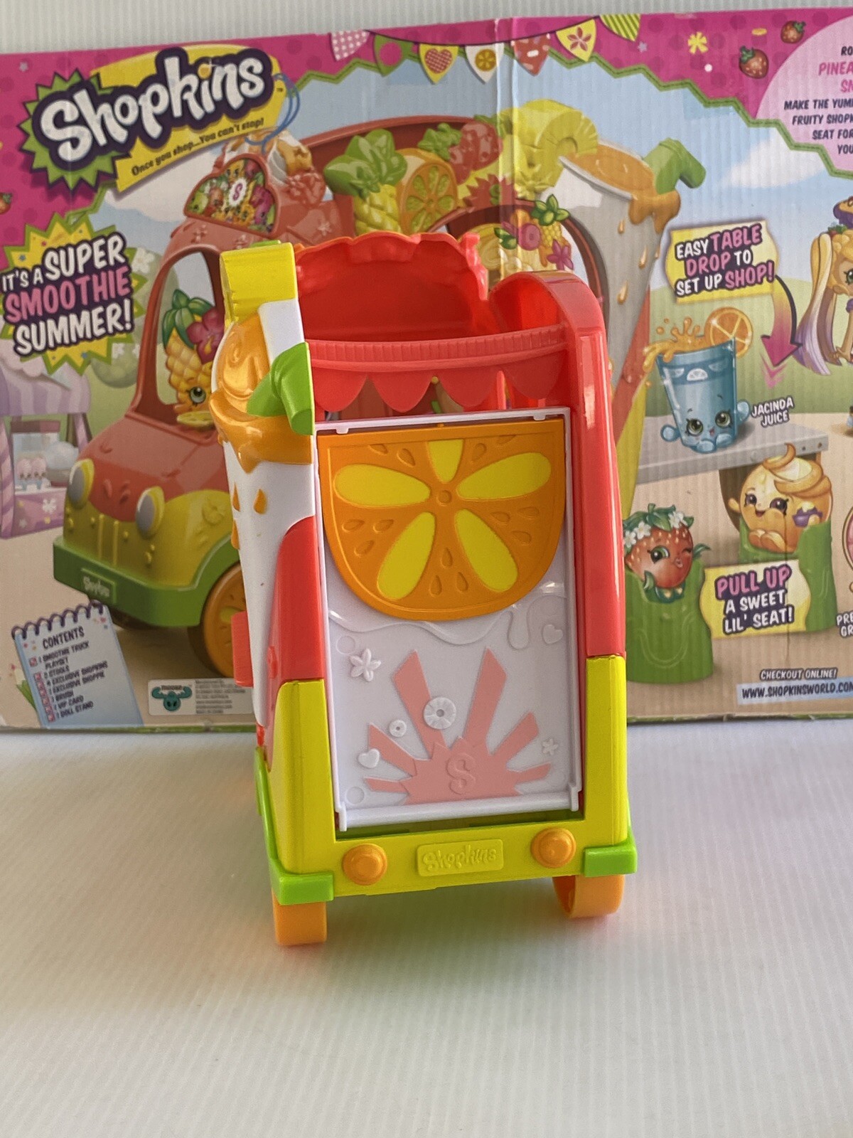 Shopkins Shoppies Season 4 Doll Pineapple Lily & Smoothie Truck Playset ...