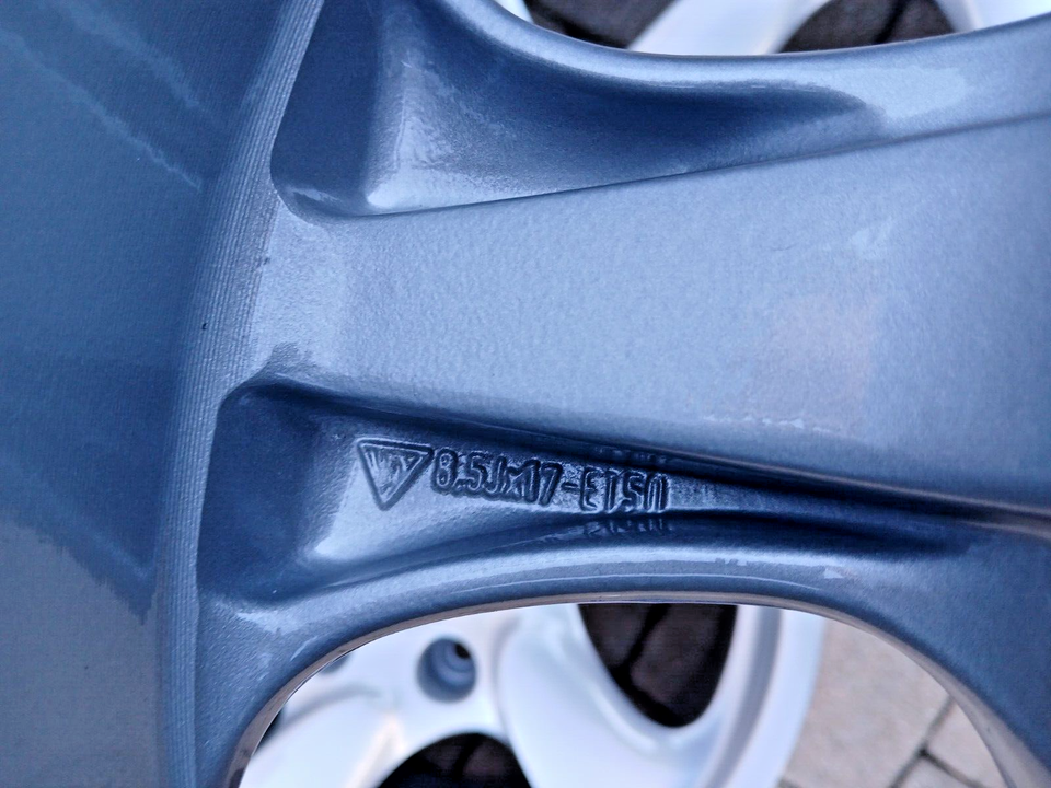 Porsche 986 Boxster BX021 OEM Twist Staggered Alloy 17x8.5/7 Wheels ...