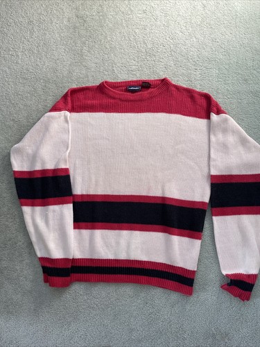 Traditionalist Men’s Red, Off White and Black Sweater / Size Large ...