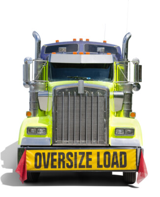 Oversize Load Mesh Banner - Oversize Load Safety Flag - Oversize Load ...