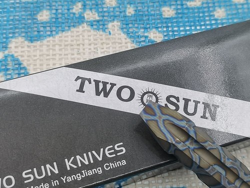 TWOSUN TS-EDC01-Fire EDC PRY TOOL FLAME ANODIZED TC4 TITANIUM BODY ...