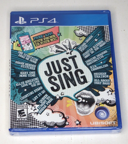 Just Sing (Sony PlayStation 4, 2016) PS4, Ubisoft, Brand New & Sealed ...