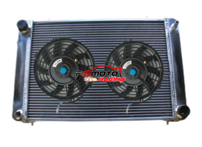 3 ROW Aluminum Radiator+Fans For Triumph TR8 TR 8 3.5 V8 3528CC 1978 ...
