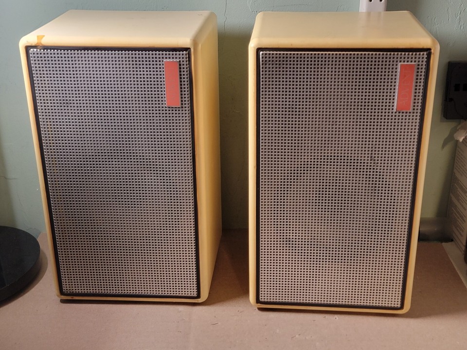 Vintage ADVENT Model 400 Acoustic Suspension Speaker System Set of 2 w ...