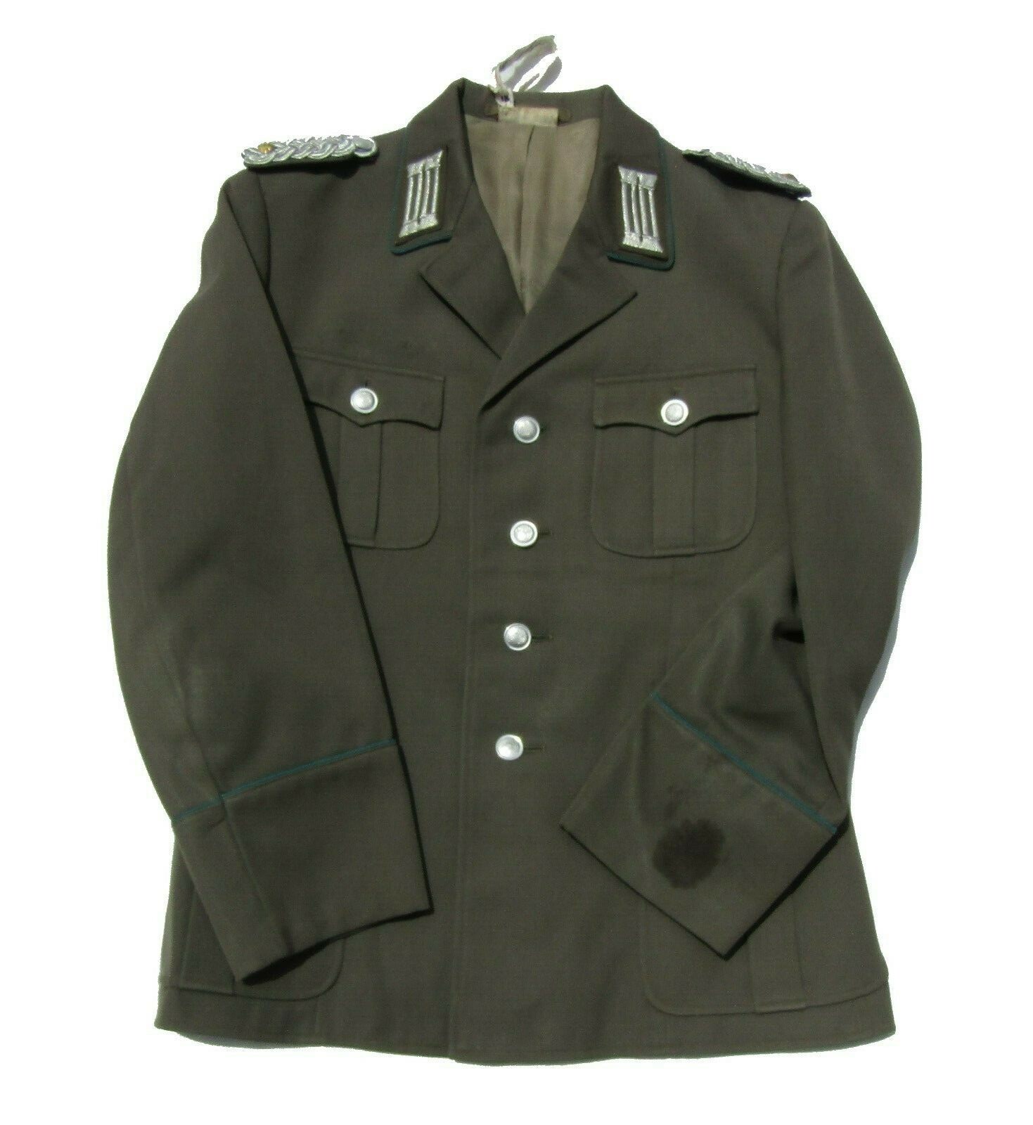 East German Air Defense Major Tunic Size M48 With Textile Collar Tabs ...
