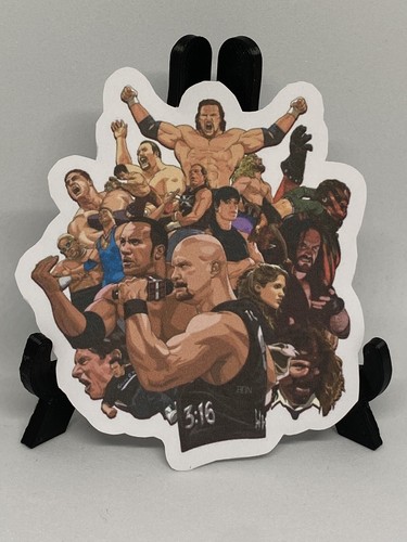 WWE Stone Cold Steve Austin The Rock John Cena Kane Sticker Decal | eBay