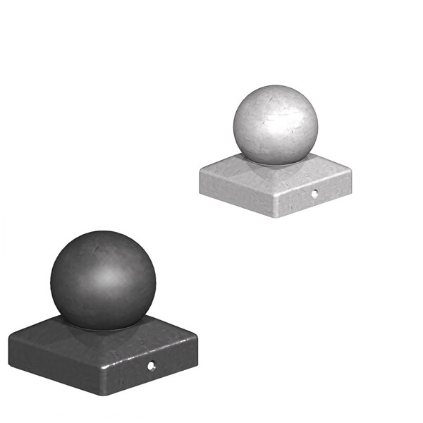 Metal Ball Finial Post Caps-To fit 75(3") x75mm(3") & 100(4") x 100mm ...
