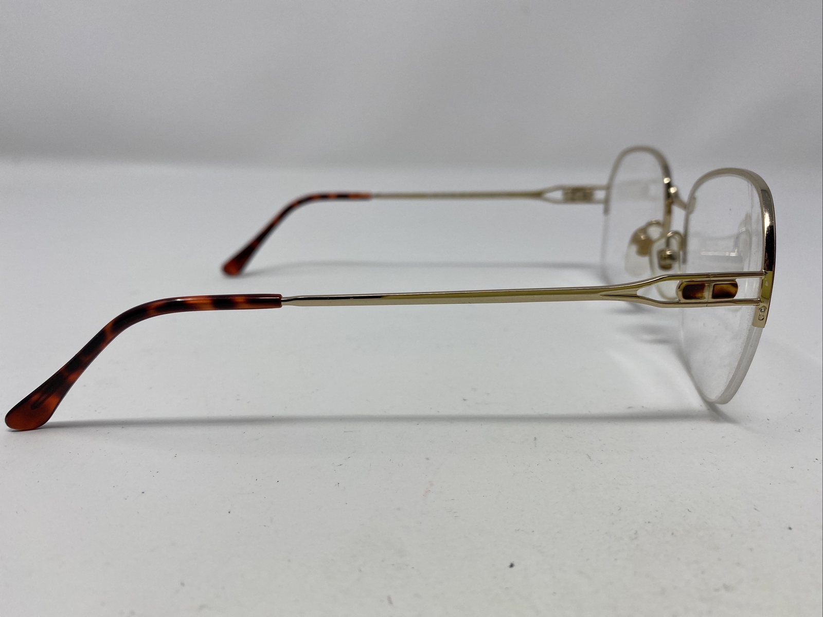 Mario Martinelli MM Mindy G/Demi Amber 54-15 Brown/Gold Eyeglasses ...