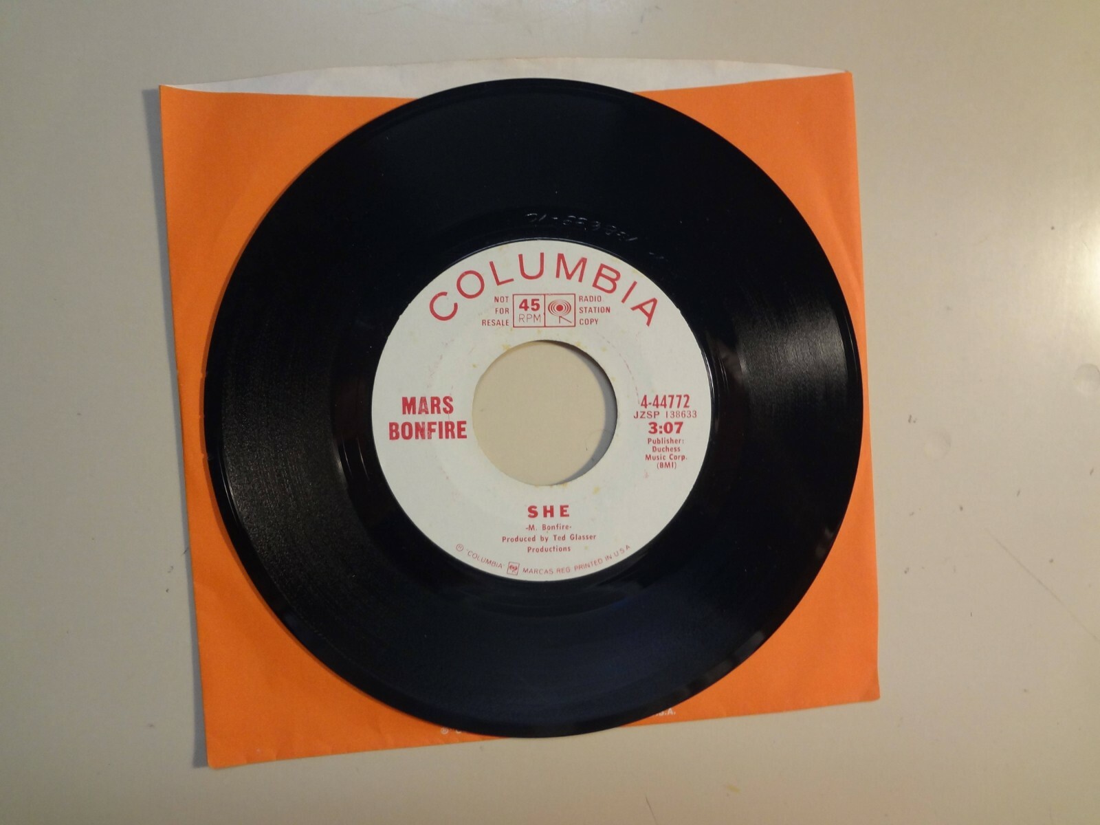 MARS BONFIRE: (Of Steppenwolf) Faster Than The Speed Of Life-She-U.S. 7 ...