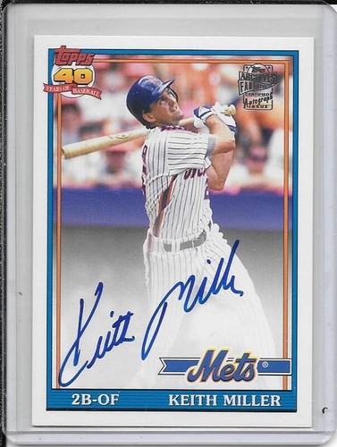 2013 Topps Archives Keith Miller Fan Favorites Autograph #FFA-KMI New ...