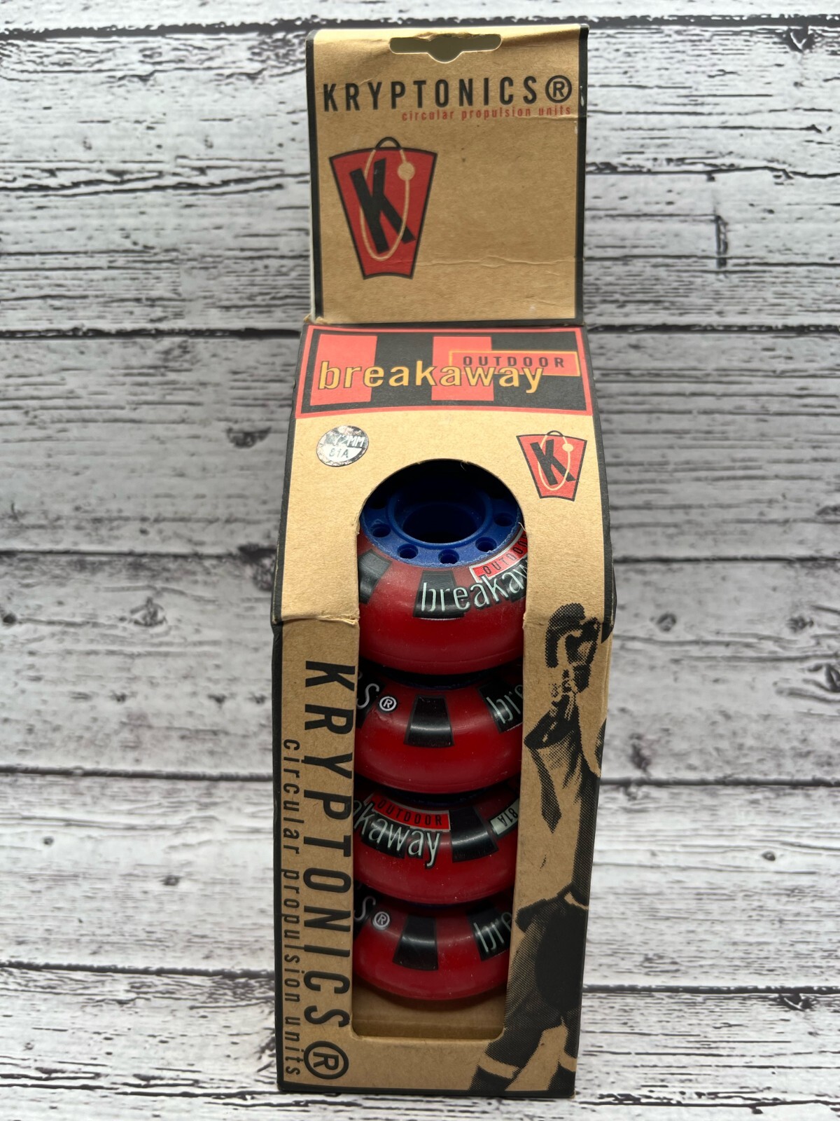 Kryptonics Outdoor Breakaway Inline Skate Wheels 72MM 81A Roller Hockey ...