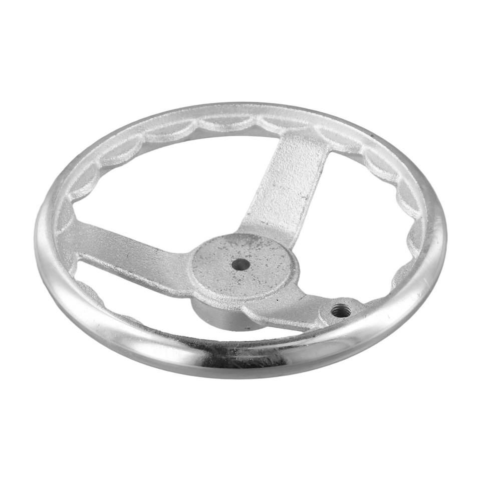 Smooth Edge Handwheel in Chrome Finish Perfect for Machinery Use 3 12 ...