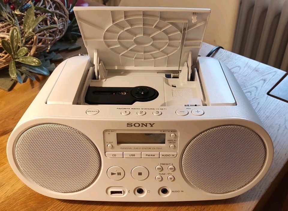 SONY ZS-PS50 USB MP3 CD-R/W Radio Boombox Audio System | eBay.de