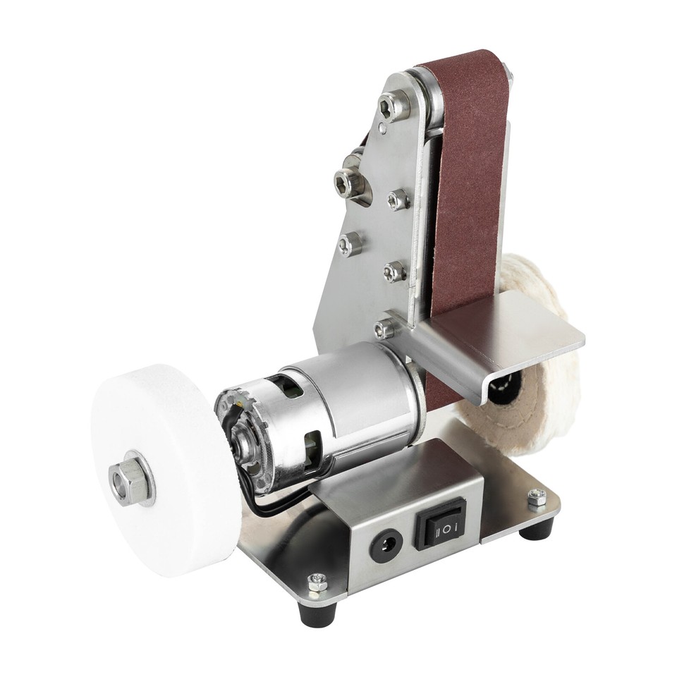 Mini Belt Sander, Electric Bench Grinder Sanding Machine, Table Top ...