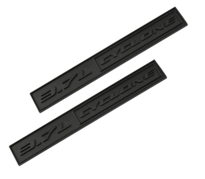 2x 3.7L Cyclone Emblems for 2011-2020 Mustang V6 3.7L Cyclone Badge ...