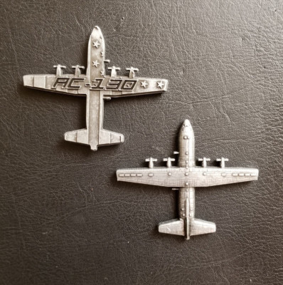 AC-130 Gunship Tanker Military Aircraft Shaped Challenge Coin | eBay