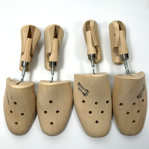 (2) Sets Of wooden Geoha Shoe Tree Foot Fitter Men's and Womens Large ...