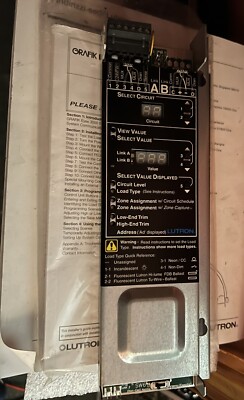 LUTRON 3000/4000 Series GRAFIK-eye Dimmer Rack Master Control Tested ...