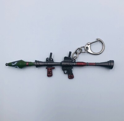 RPG Keyring Gun Weapon Model Metal Keychain Mini Key Ring Chain Pendant ...