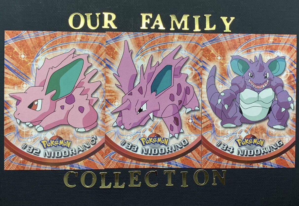 Nidoran lot Non Holo BLUE Logo 1999 Topps TV Series 1 Pokemon Cards | eBay