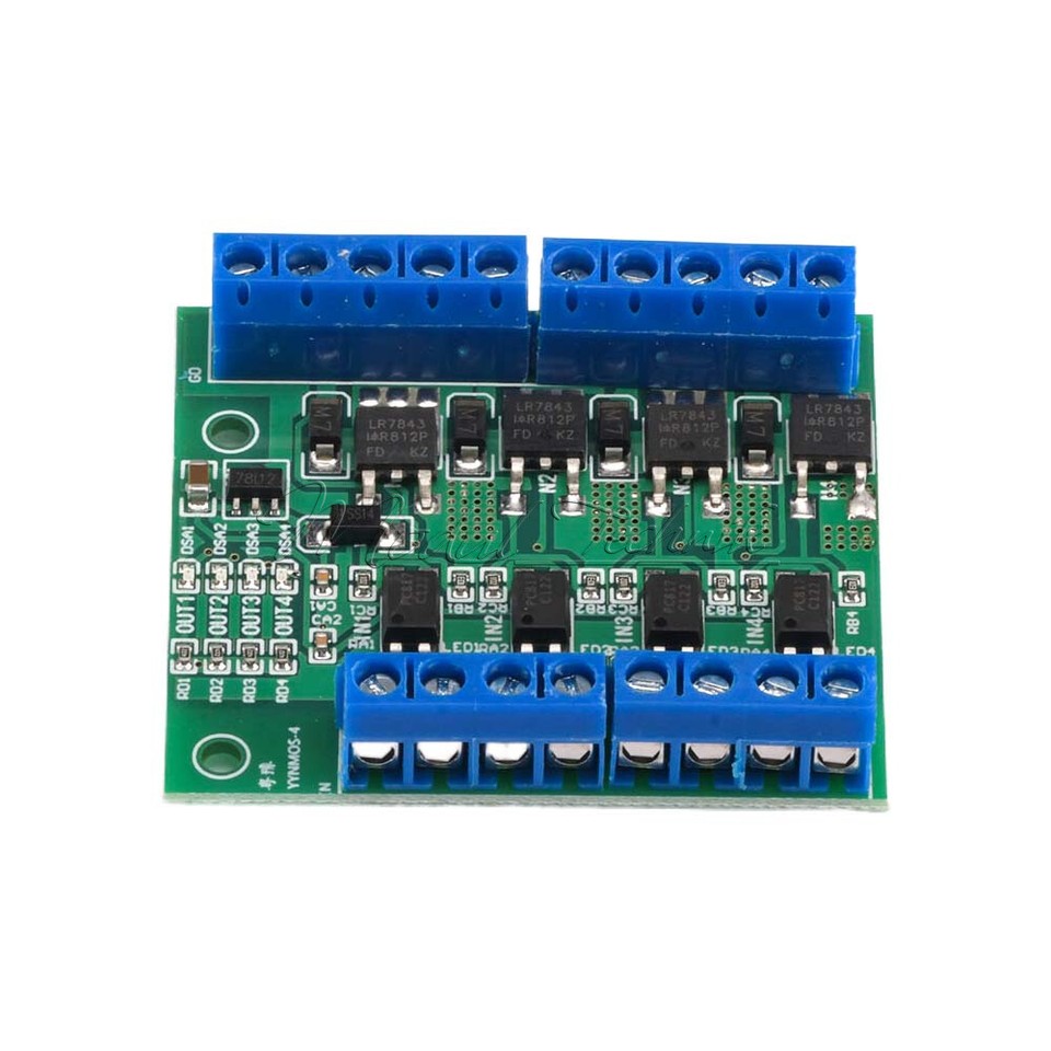 Trigger Switch Module 4-way FET MOS DC Control for PWM Motor Pump LED ...