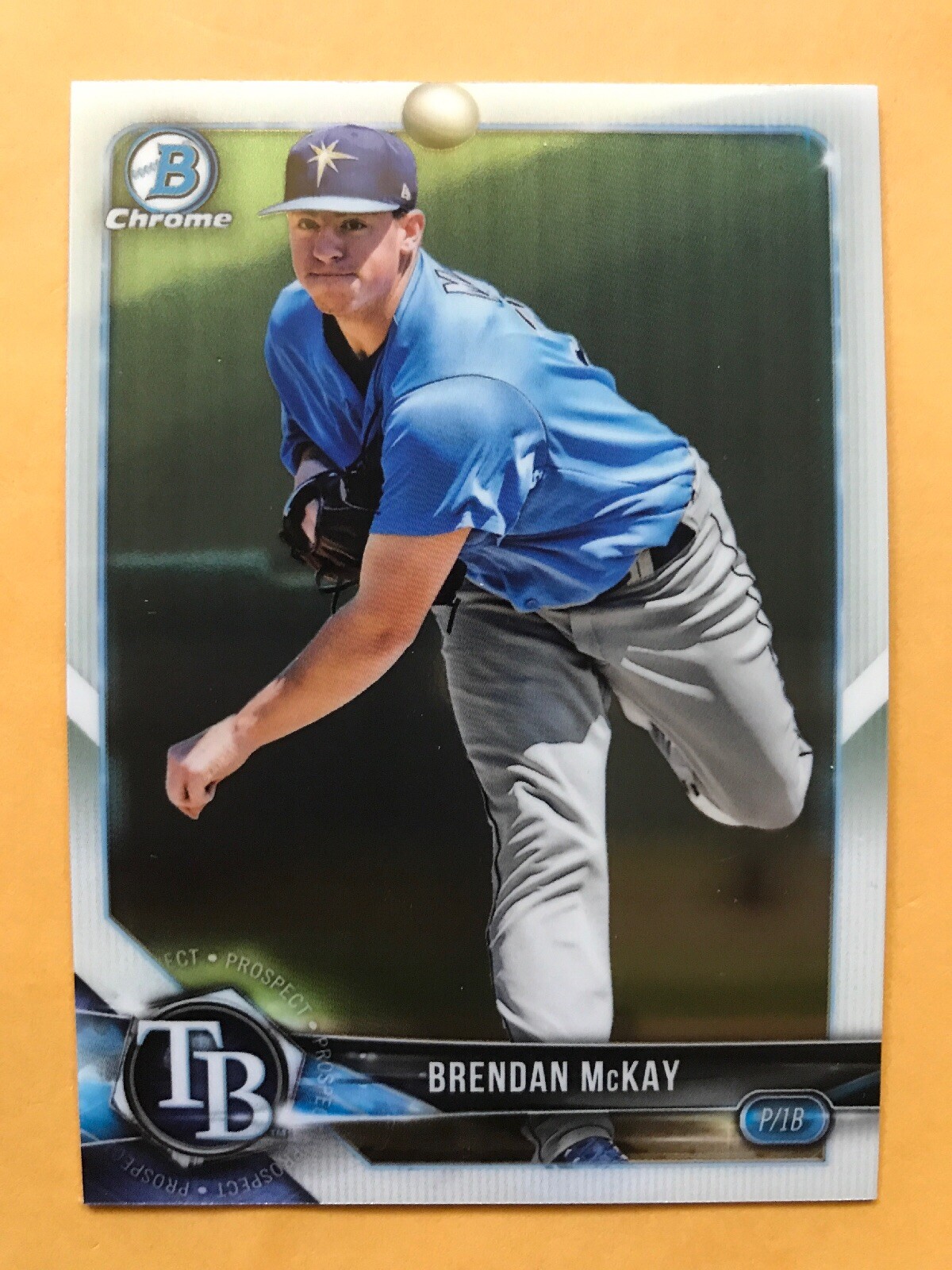 2018 Bowman Chrome BRENDAN MCKAY Tampa Bay RAYS Rookie #BDC-100, QTY | eBay
