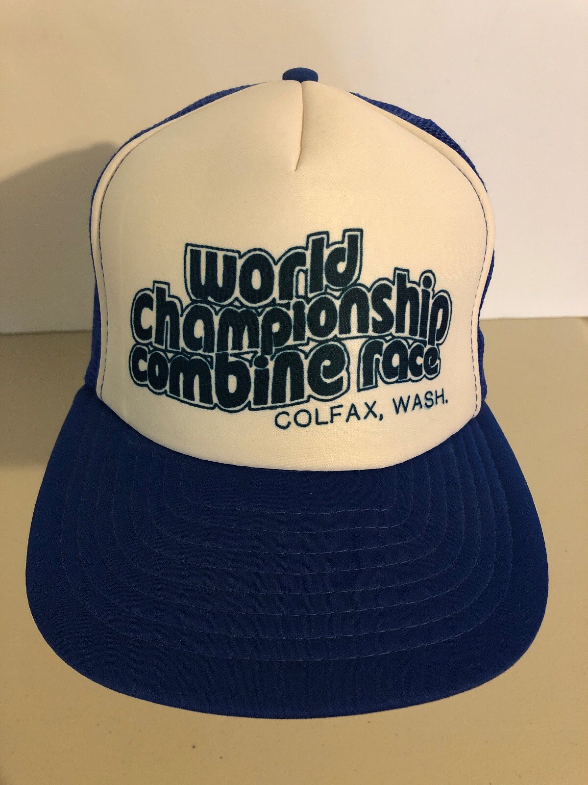 World Championship Combine Race Colfax Washington Mesh Trucker Hat ...